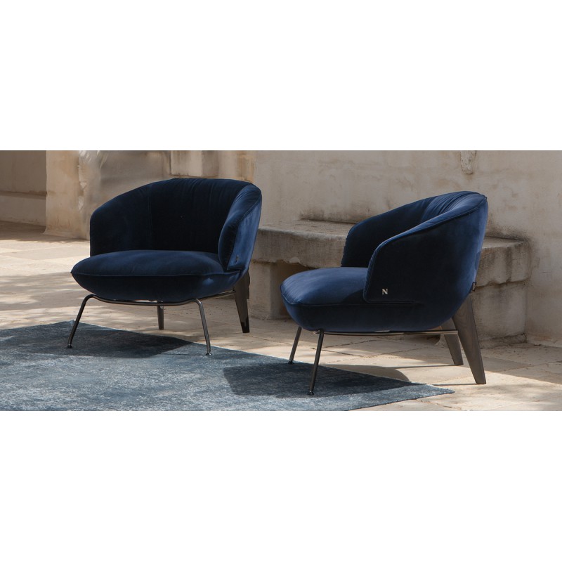 Butaca penelope en piel de Natuzzi Italia