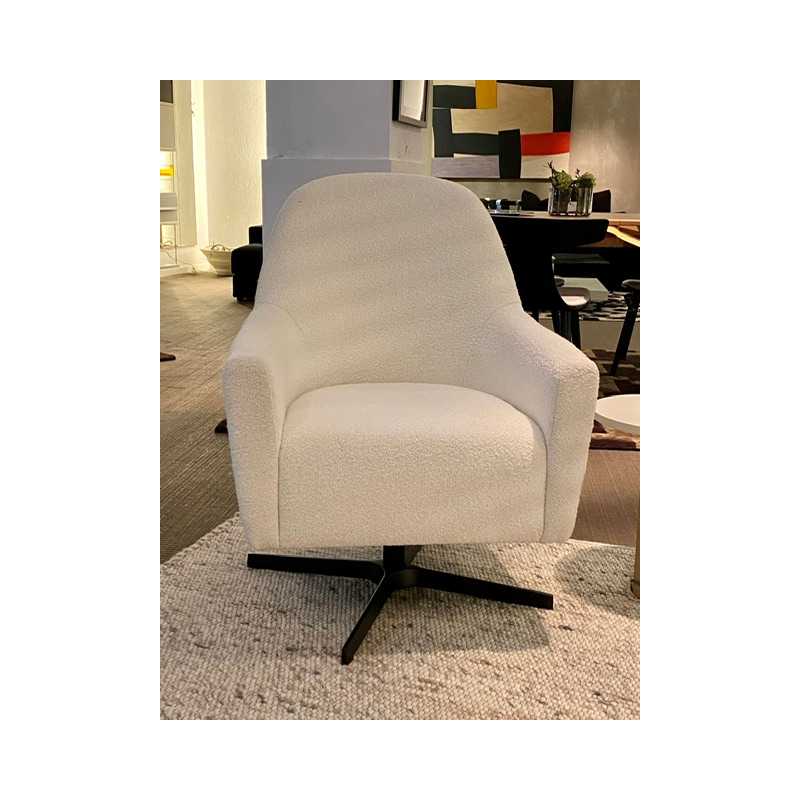 Butaca giratoria tapizada